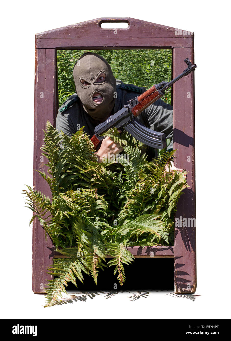 Soldier in training Cut Out Stock Images & Pictures - Alamy