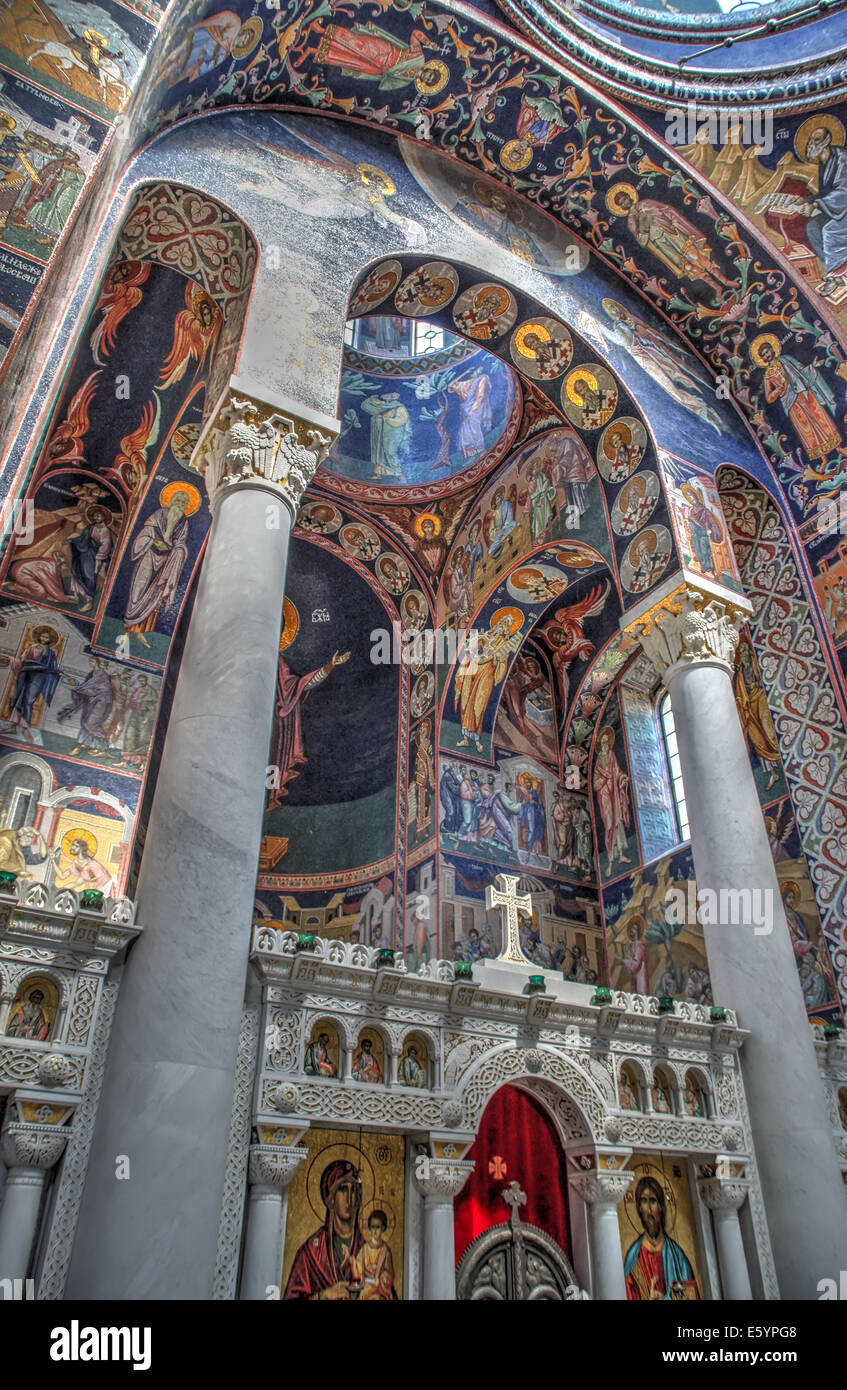 St George's Church at Oplenac, Serbia Stock Photo - Alamy
