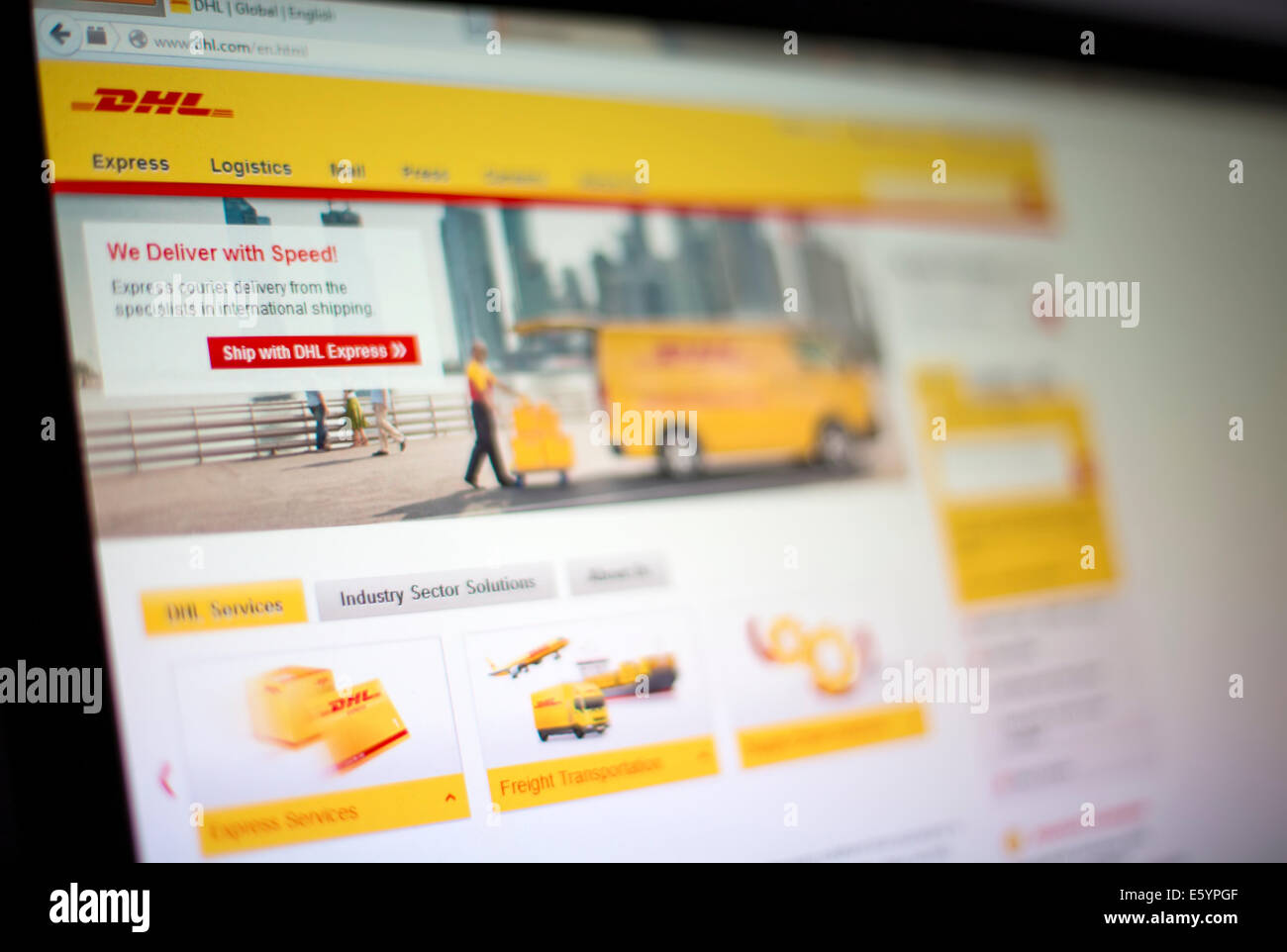 Dhl site hi-res stock photography and images - Alamy