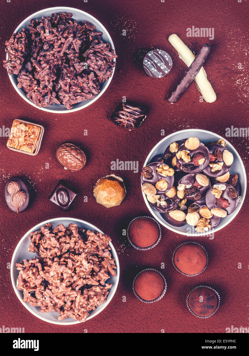 Caramel truffle slice hi-res stock photography and images - Alamy