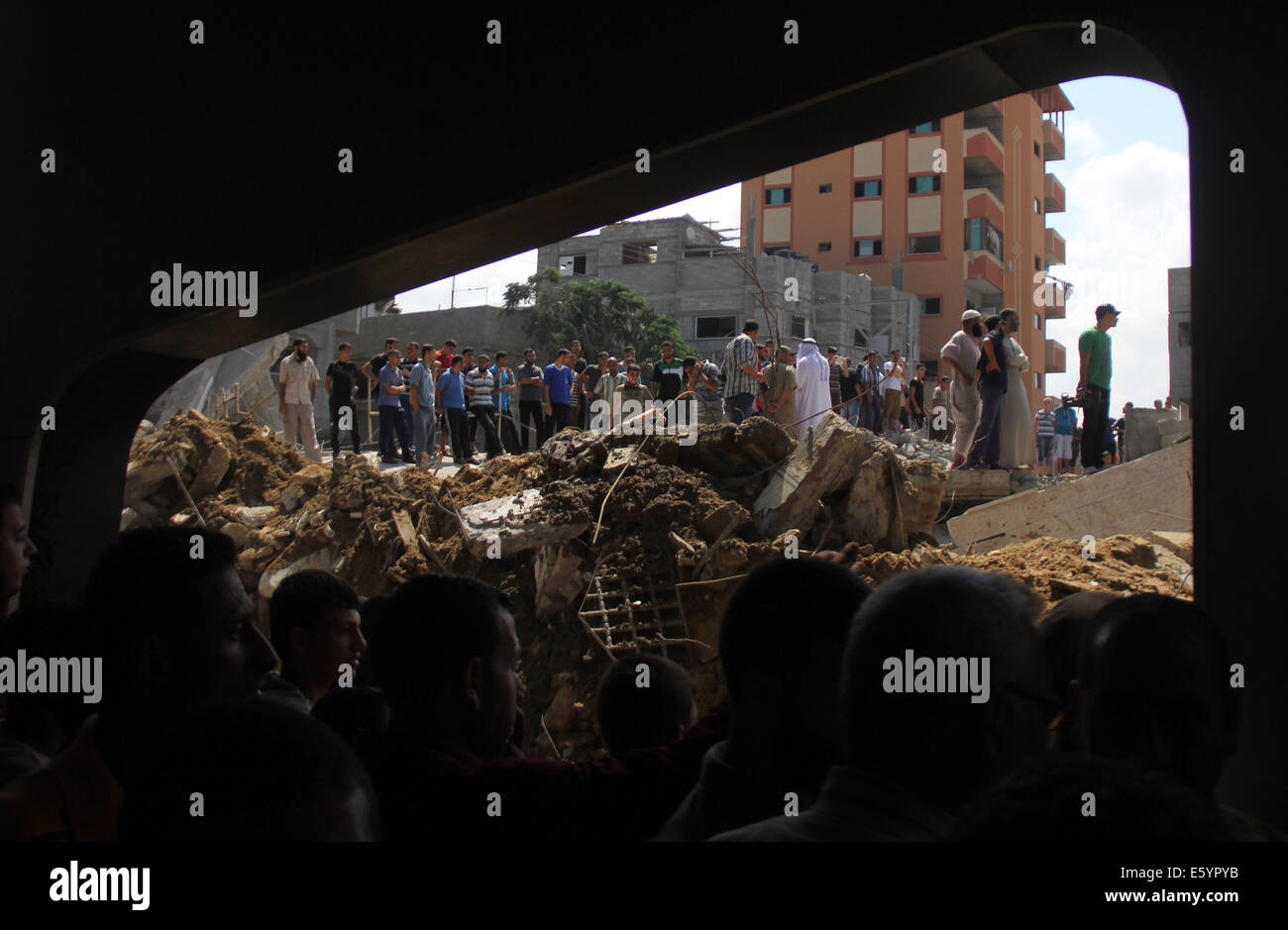 Nuseirat, Gaza Strip, Palestinian Territory. 9th Aug, 2014 ...