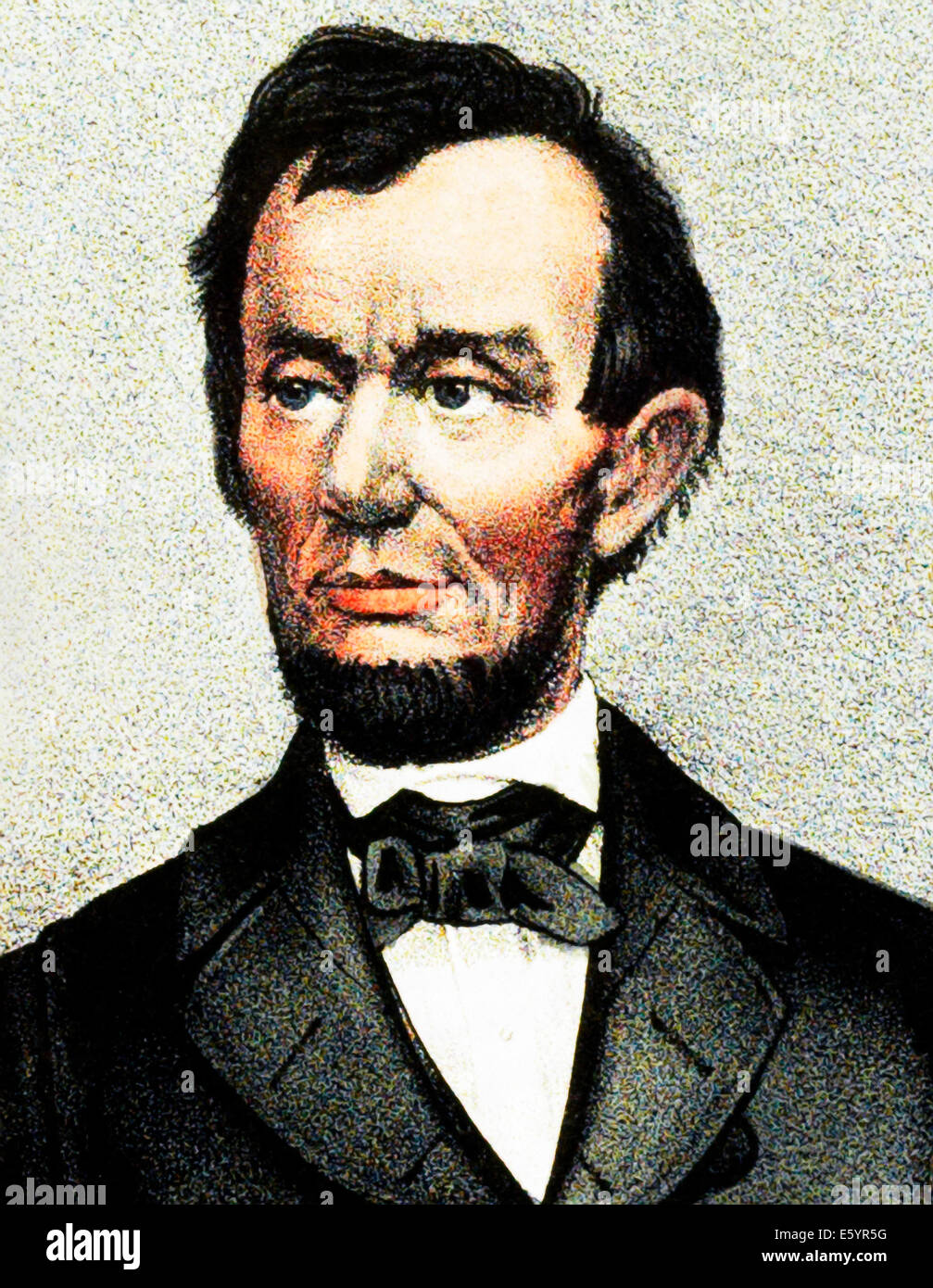 Vintage portrait of Abraham Lincoln Stock Photo - Alamy