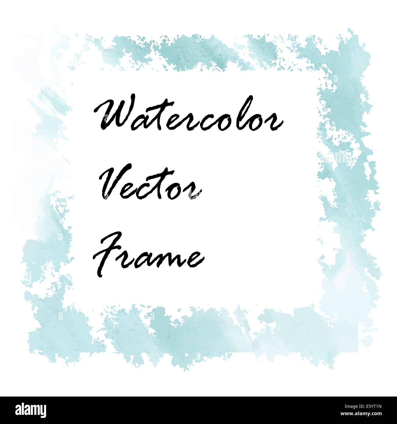 Watercolor frame hi-res stock photography and images - Alamy