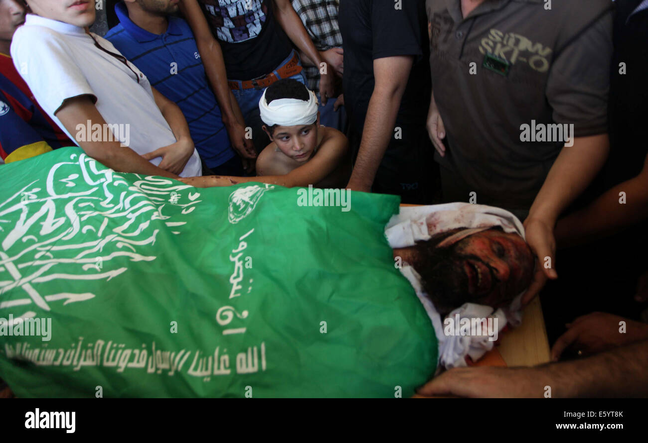 Nuseirat, Gaza Strip, Palestinian Territory. 9th Aug, 2014 ...