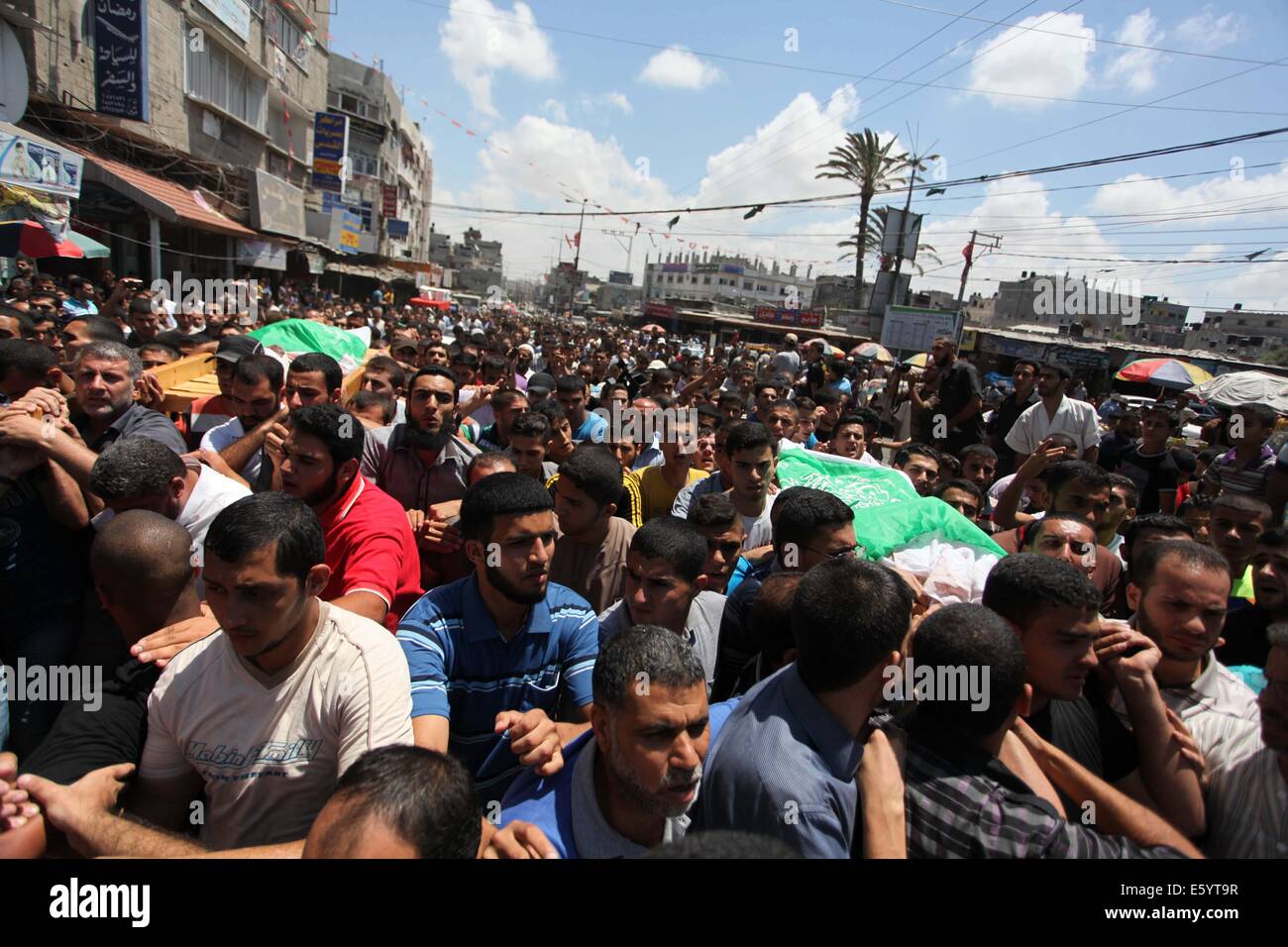 Nuseirat, Gaza Strip, Palestinian Territory. 9th Aug, 2014 ...