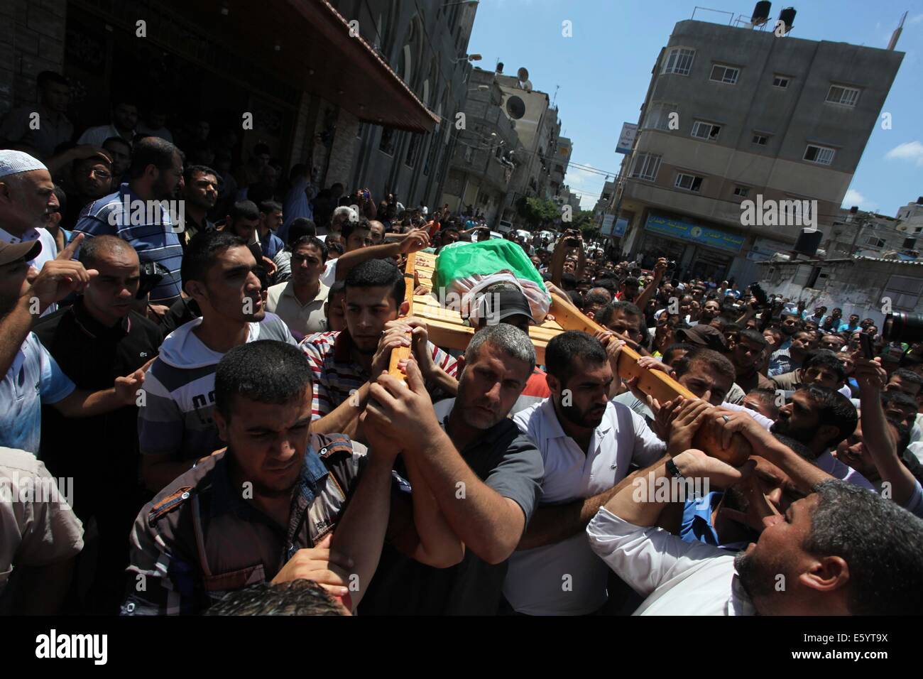 Nuseirat, Gaza Strip, Palestinian Territory. 9th Aug, 2014 ...