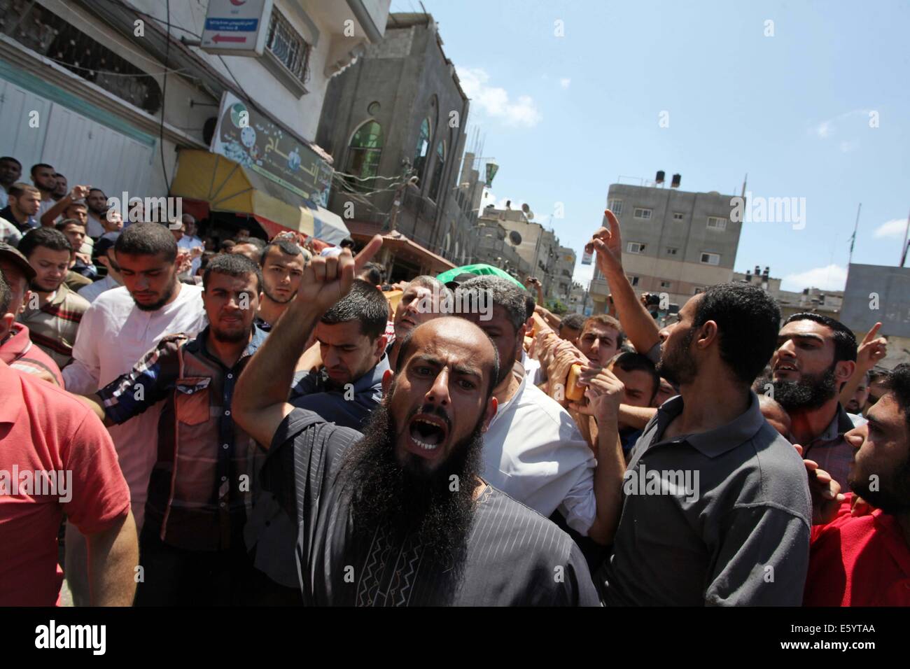 Nuseirat, Gaza Strip, Palestinian Territory. 9th Aug, 2014 ...