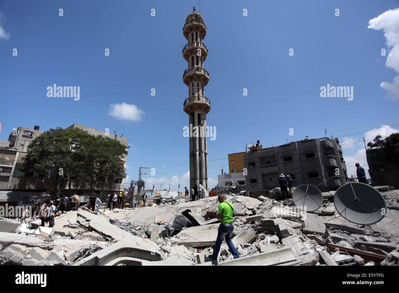 Nuseirat, Gaza Strip, Palestinian Territory. 9th Aug, 2014 ...