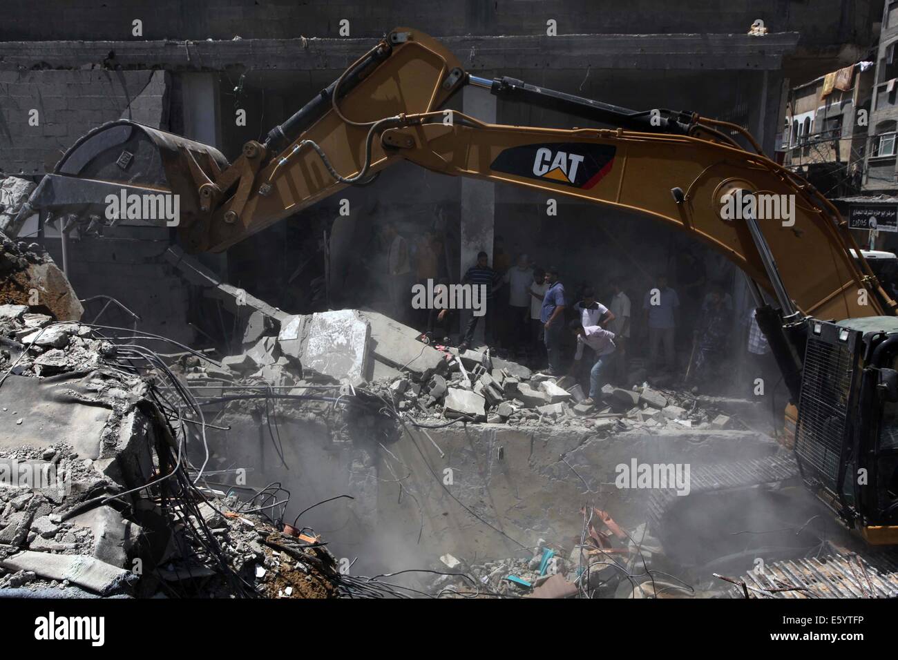 Nuseirat, Gaza Strip, Palestinian Territory. 9th Aug, 2014 ...