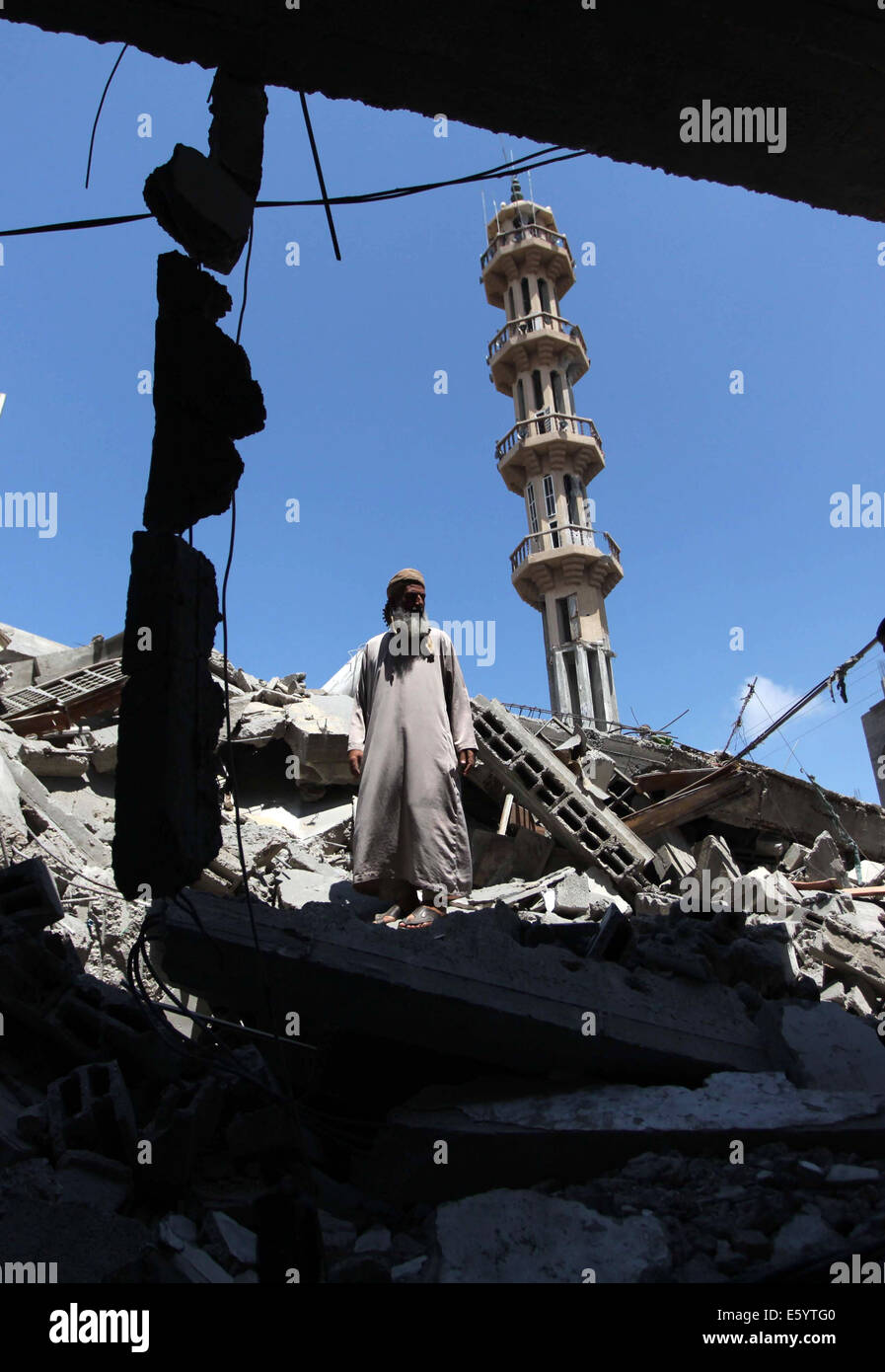 Nuseirat, Gaza Strip, Palestinian Territory. 9th Aug, 2014 ...