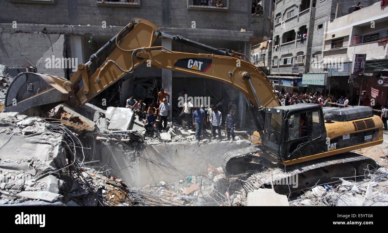 Nuseirat, Gaza Strip, Palestinian Territory. 9th Aug, 2014 ...