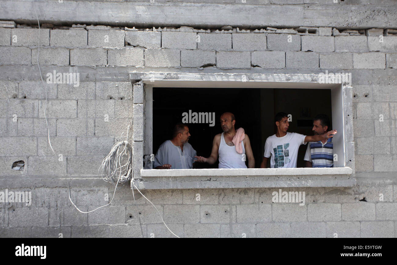 Nuseirat, Gaza Strip, Palestinian Territory. 9th Aug, 2014 ...