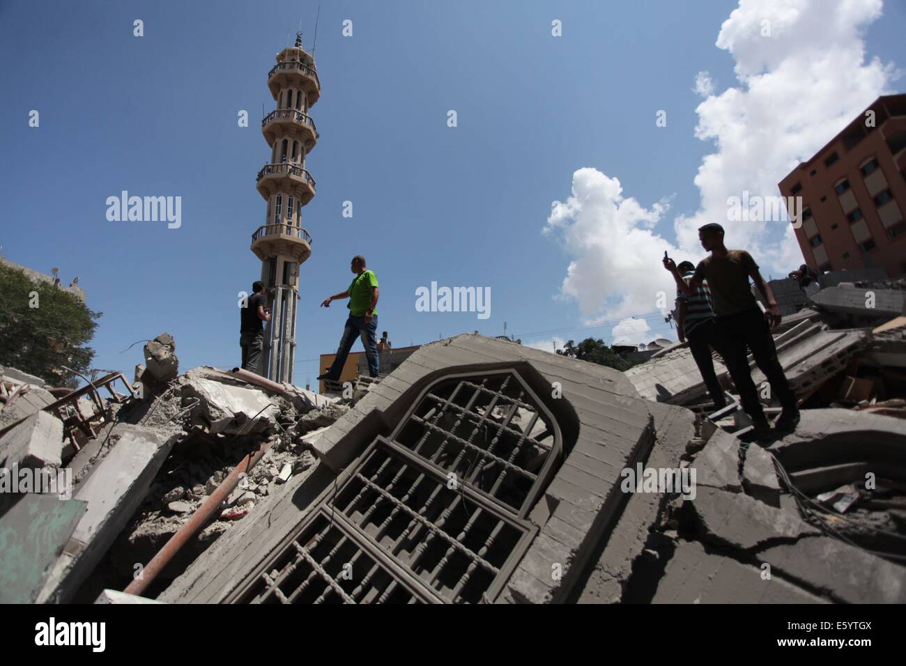 Nuseirat, Gaza Strip, Palestinian Territory. 9th Aug, 2014 ...