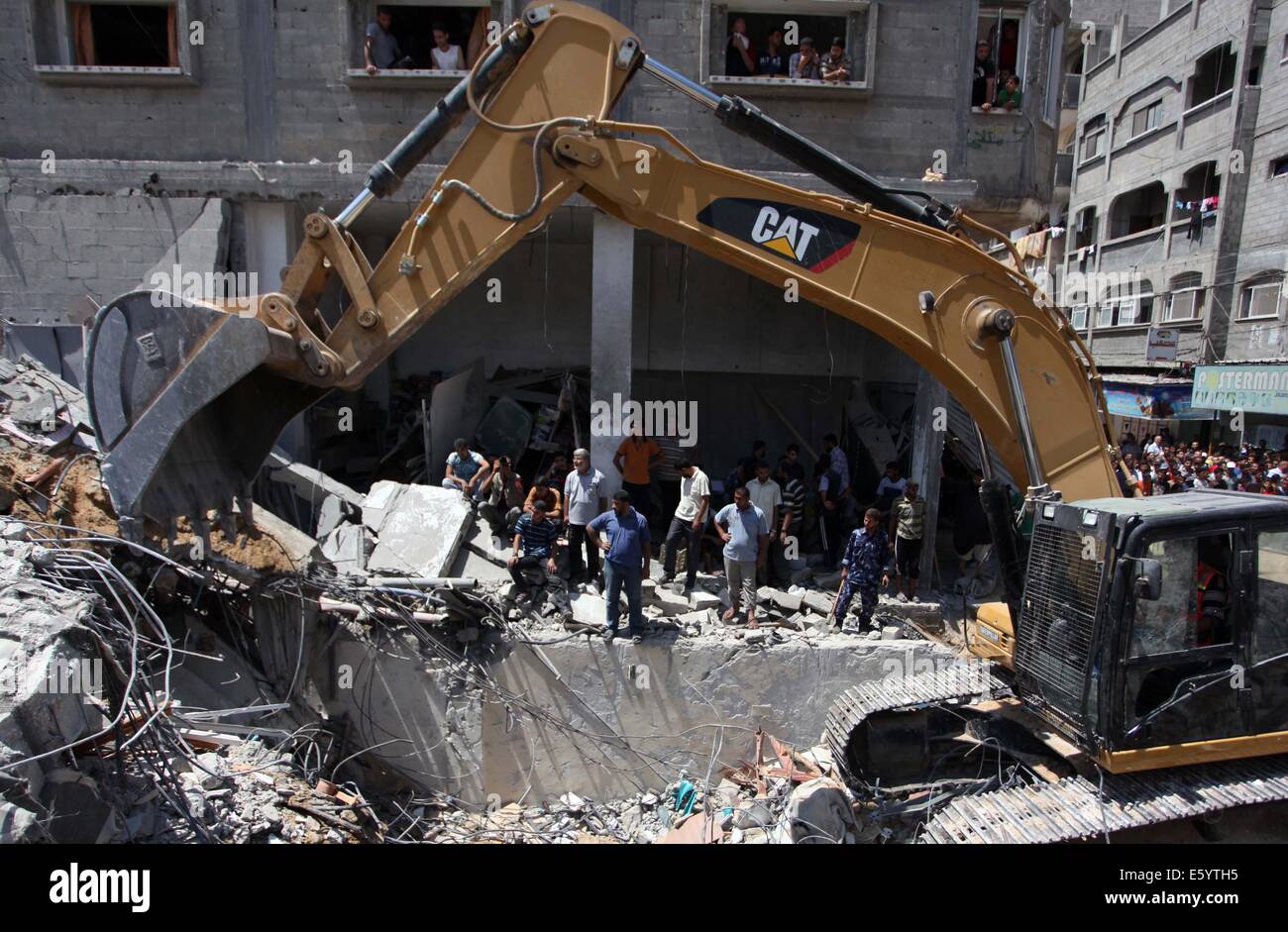 Nuseirat, Gaza Strip, Palestinian Territory. 9th Aug, 2014 ...