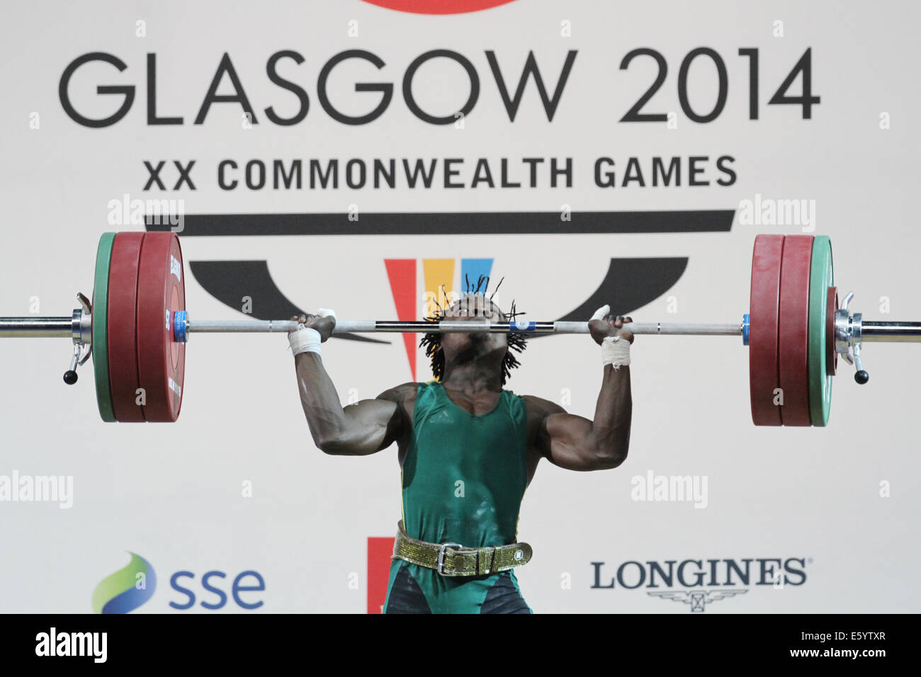 Joseph Ekani Belinga of Cameroon in the Men's 69kg Group B ...
