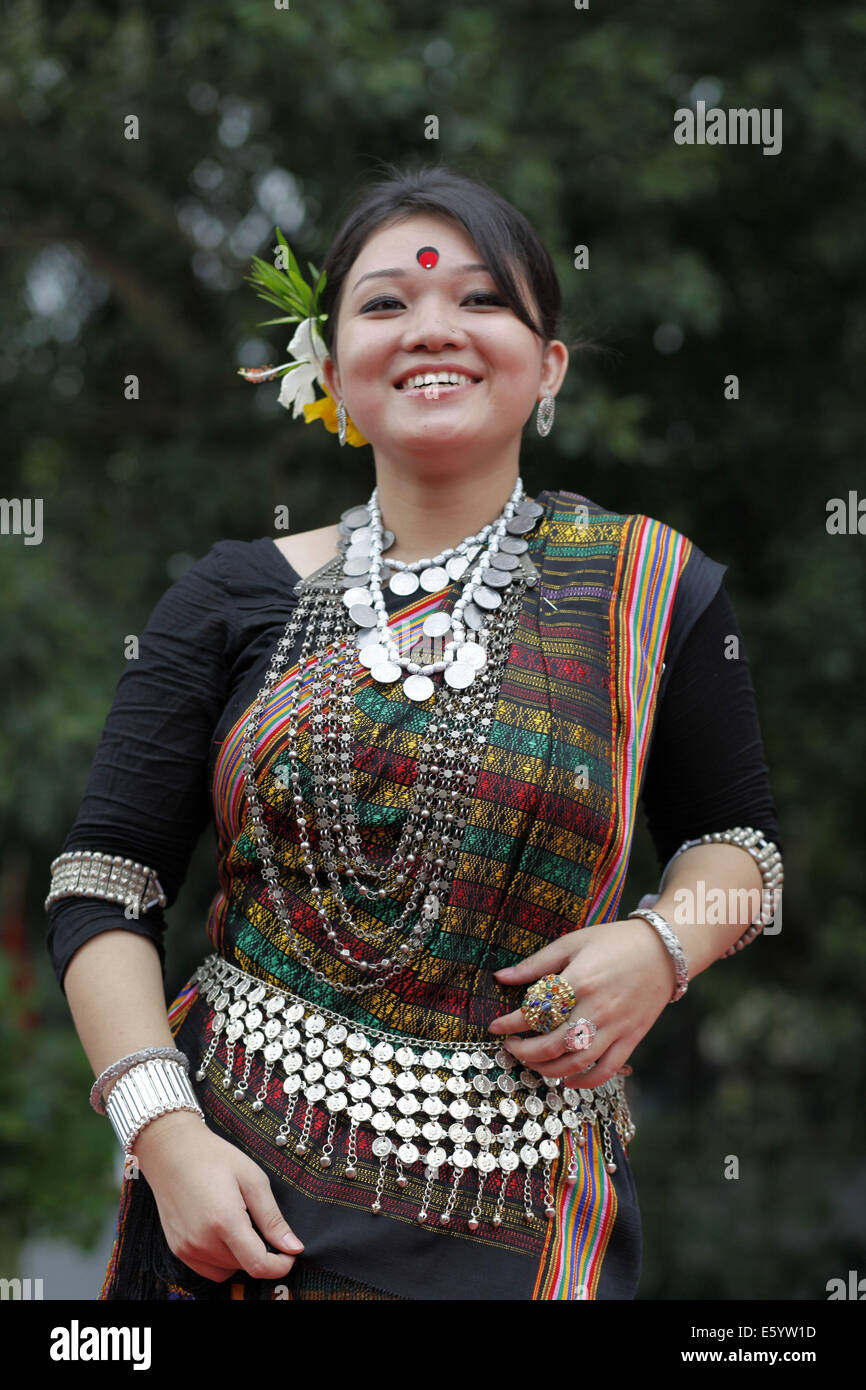 Dhaka, Bangladesh. 9th Aug, 2014. Portrait of Indigenous People in ...