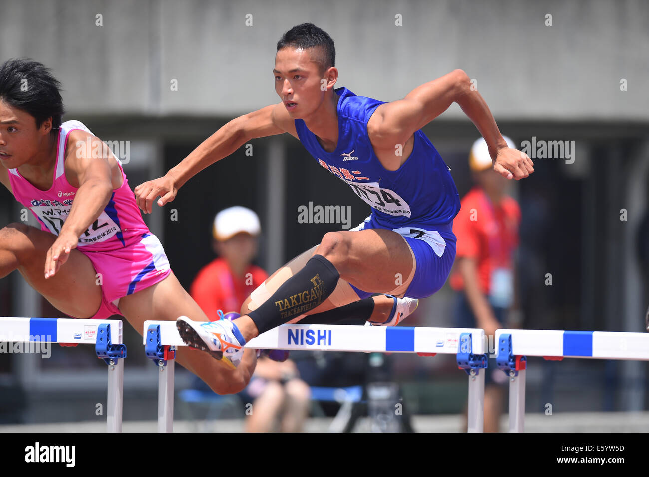 Suguru Shiozaki (Takigawa Daini), JULY 31, 2014 - Athletics : 2014 All ...