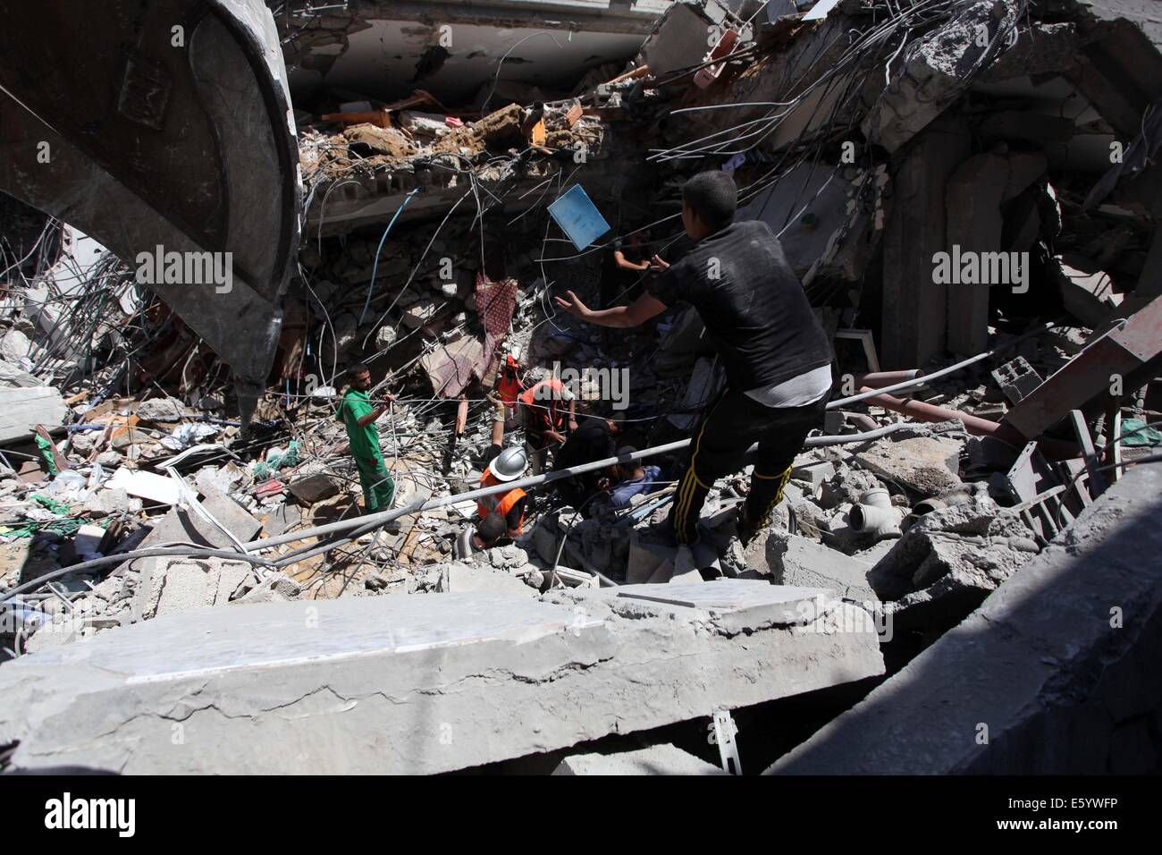 Nuseirat, Gaza Strip, Palestinian Territory. 9th Aug, 2014 ...