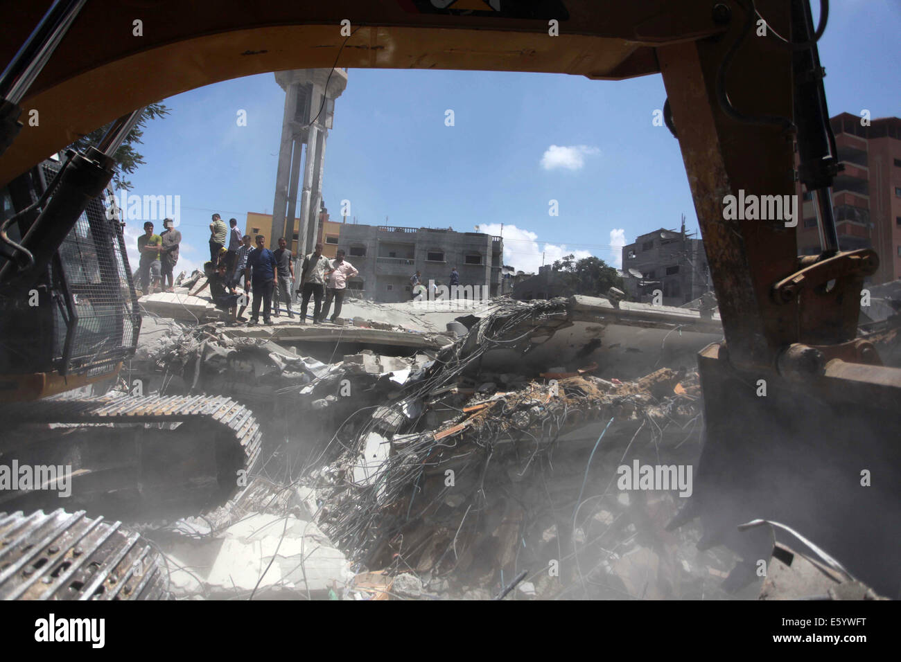 Nuseirat, Gaza Strip, Palestinian Territory. 9th Aug, 2014 ...