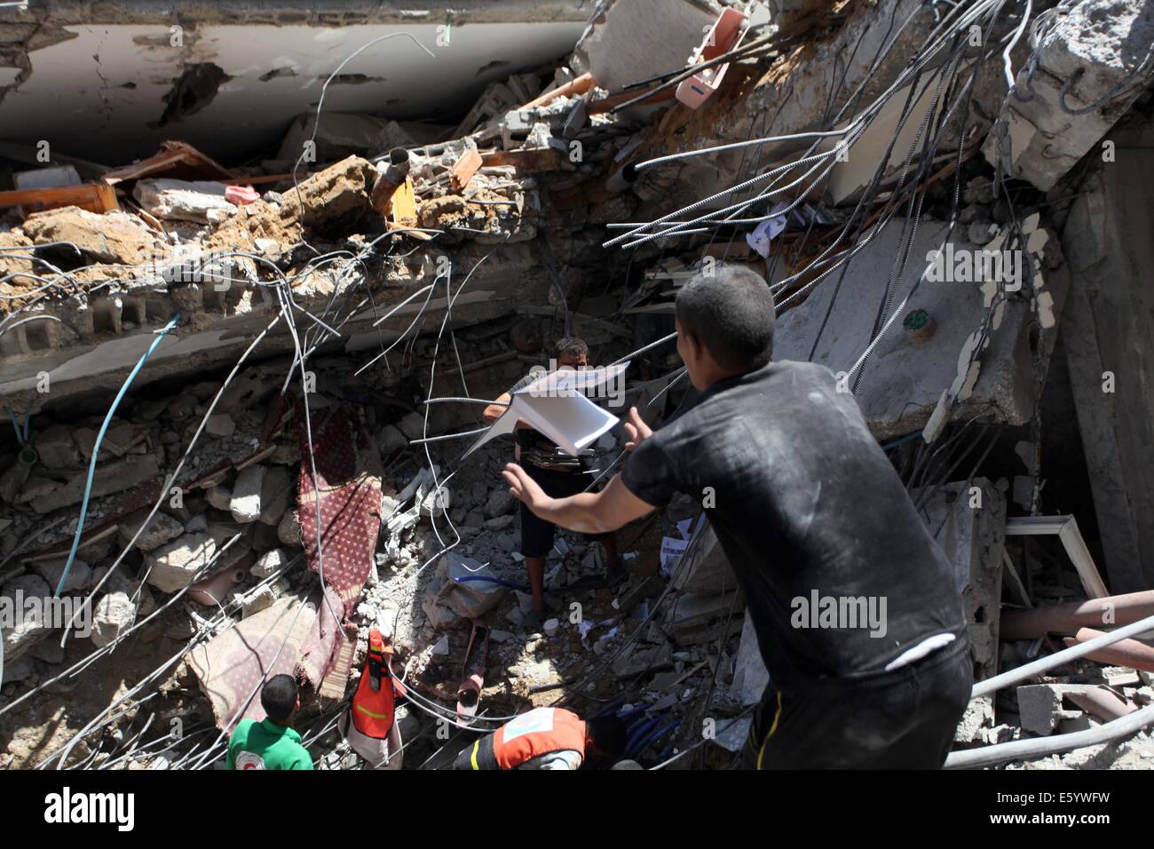 Nuseirat, Gaza Strip, Palestinian Territory. 9th Aug, 2014 ...