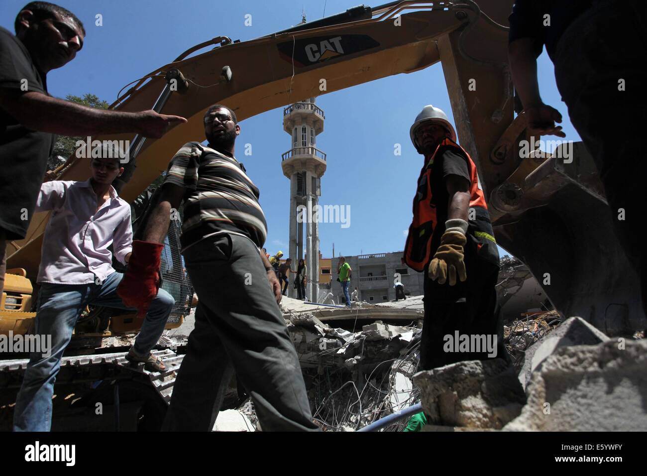 Nuseirat, Gaza Strip, Palestinian Territory. 9th Aug, 2014 ...