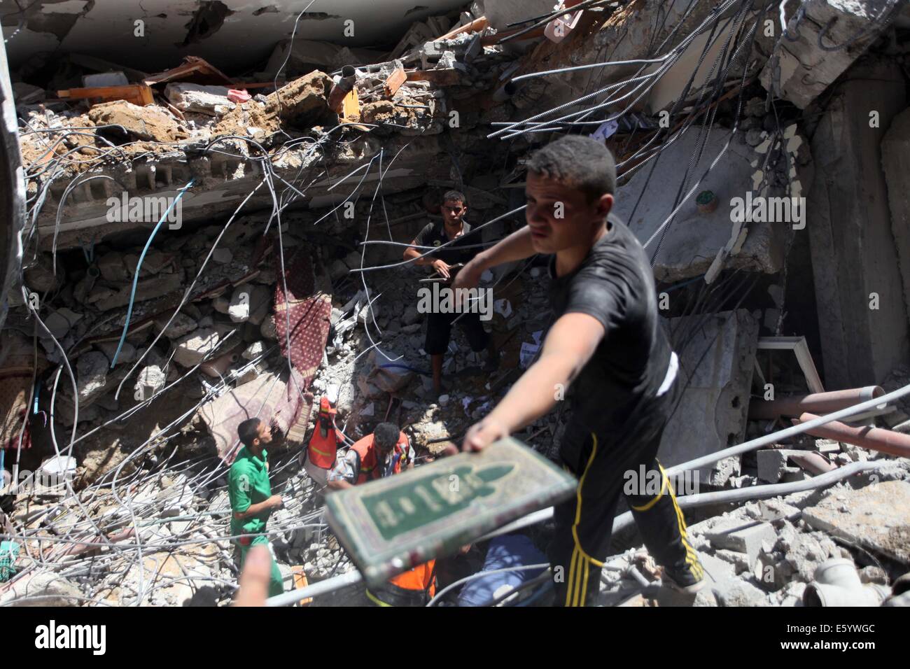 Nuseirat, Gaza Strip, Palestinian Territory. 9th Aug, 2014 ...