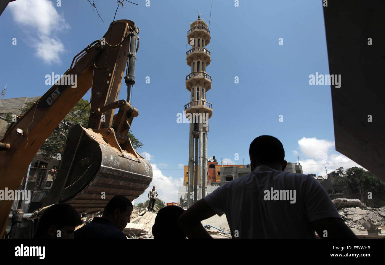 Nuseirat, Gaza Strip, Palestinian Territory. 9th Aug, 2014 ...