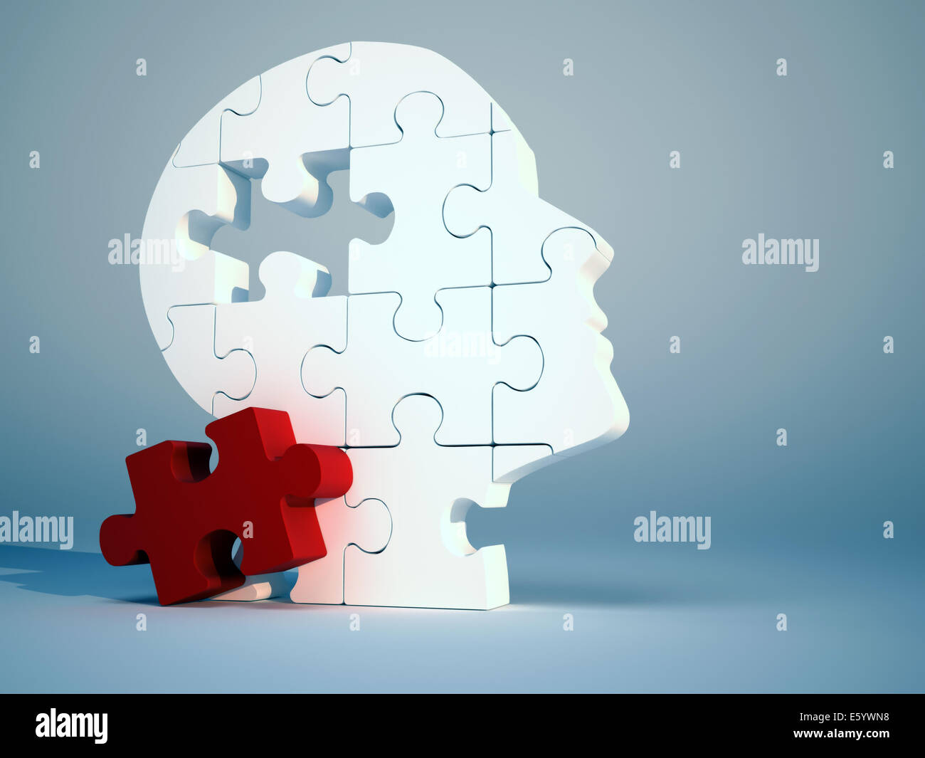 Jigsaw head hi-res stock photography and images - Alamy