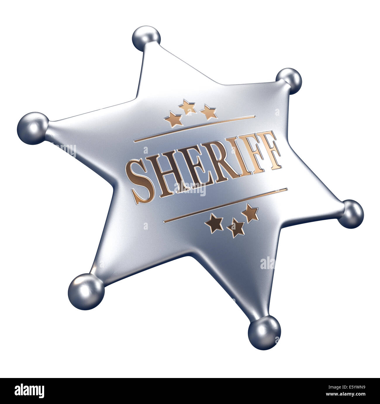 Sheriff Badge Cut Out Stock Images & Pictures - Alamy