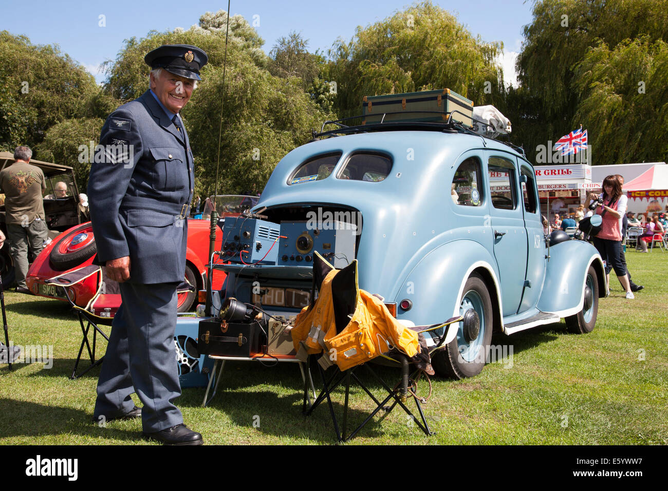 Retford, Nottinghamshire, UK. 9th August, 2014. A participant of the ...