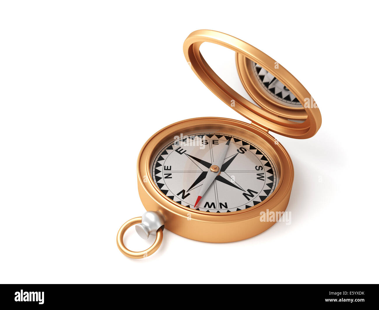 3d render compass Cut Out Stock Images & Pictures - Alamy