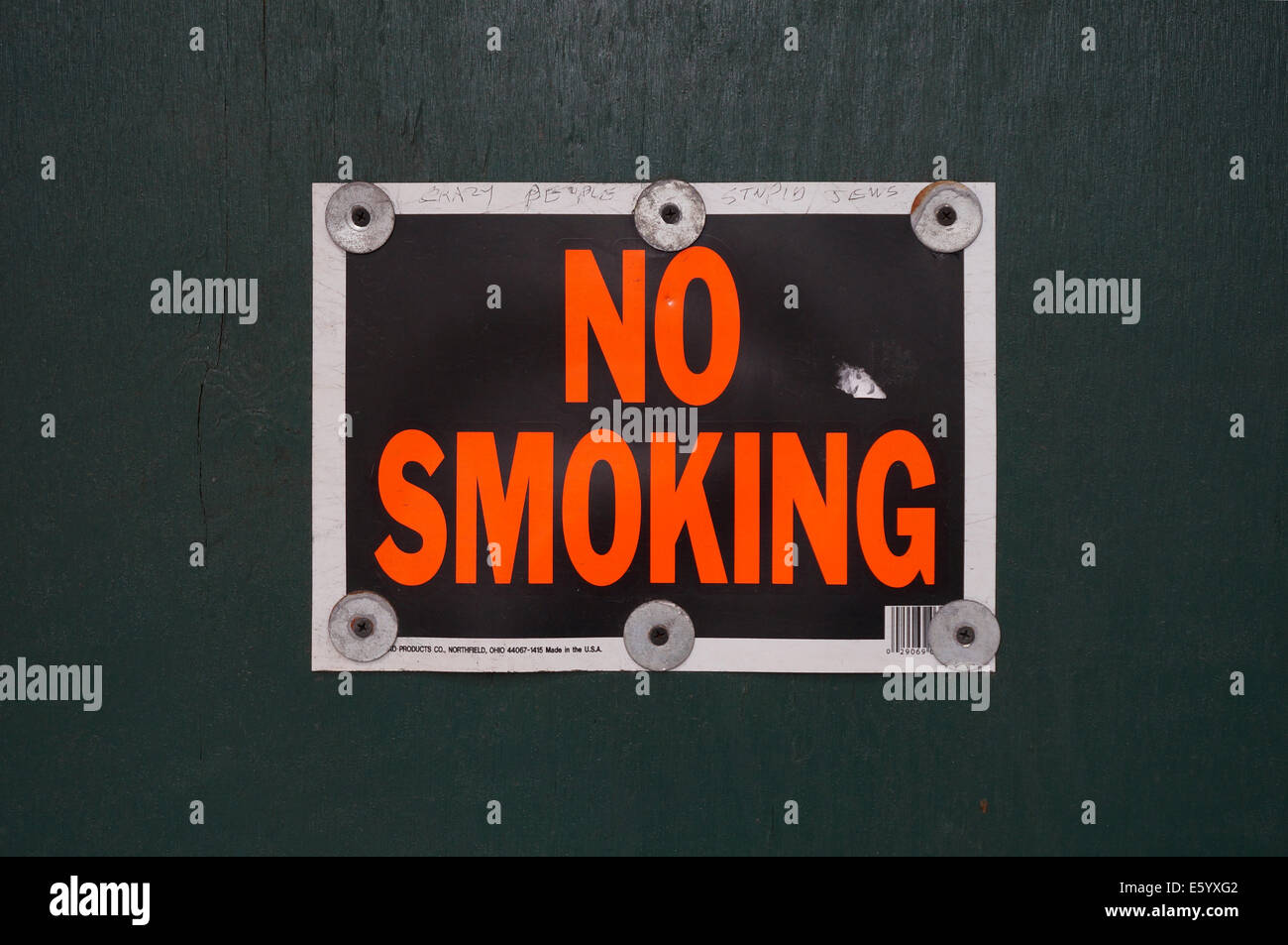 Sign saying "No Smoking Stock Photo - Alamy