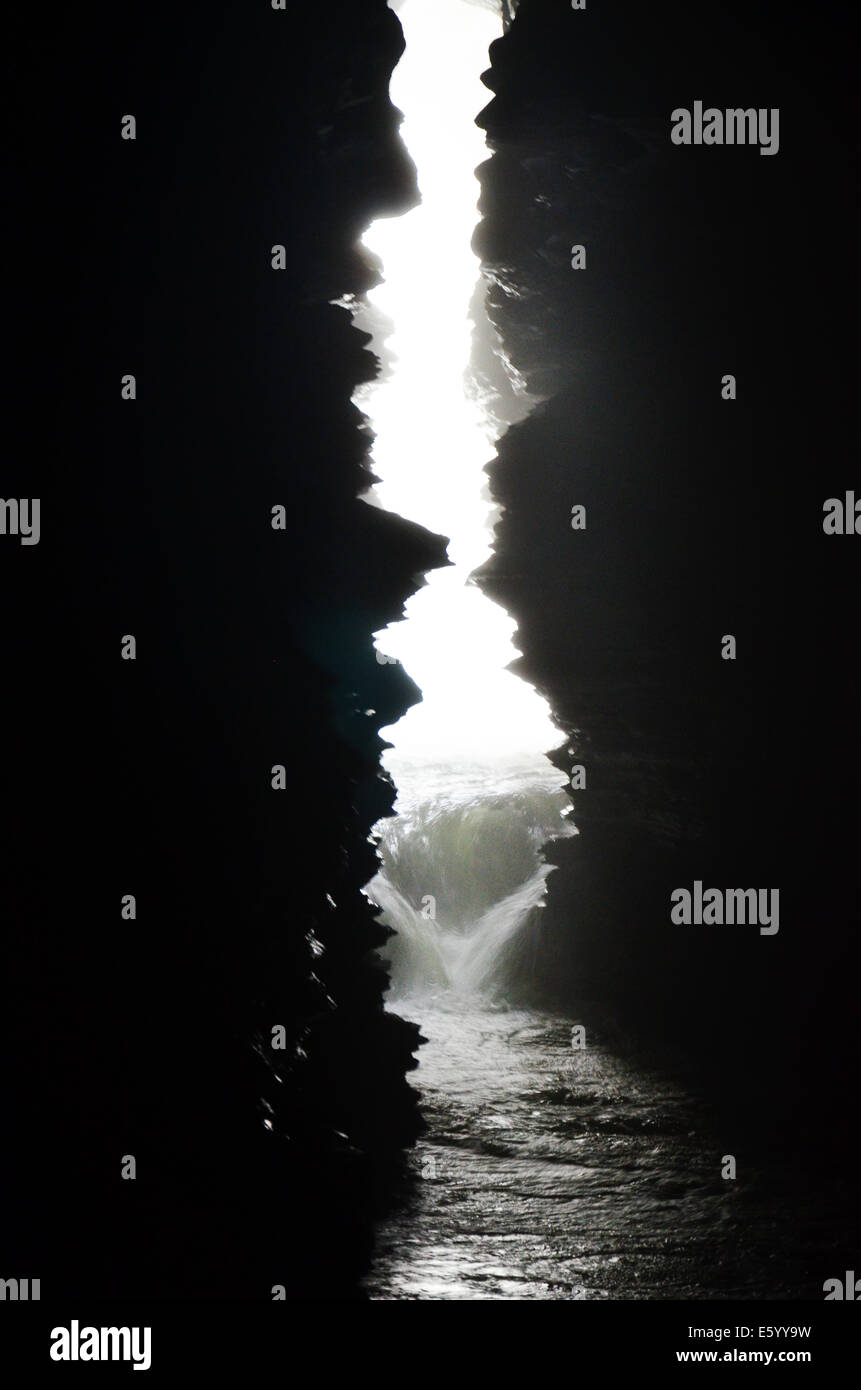 Hell's Falls or Devil waterfall at Pokhara in Annapurna Valley Nepal ...