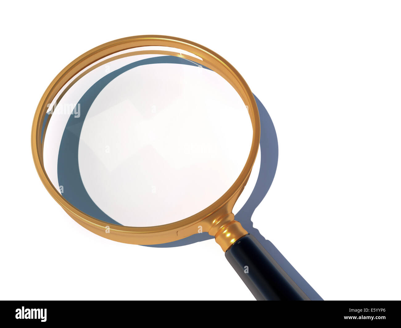 Golden magnifier hi-res stock photography and images - Alamy