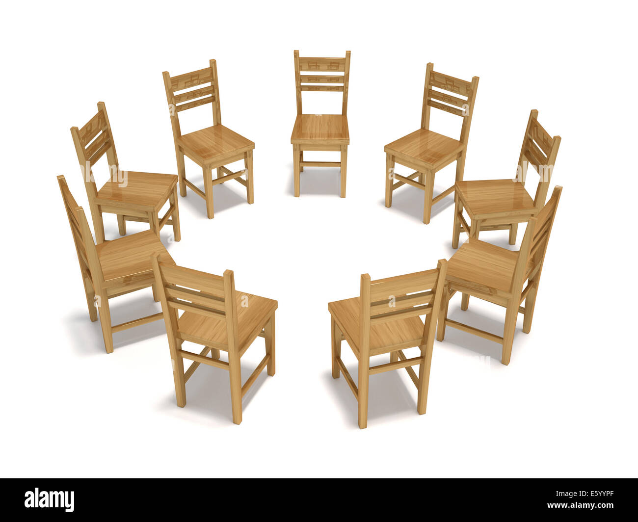 Forum Chairs - this is a 3d render illustration Stock Photo - Alamy