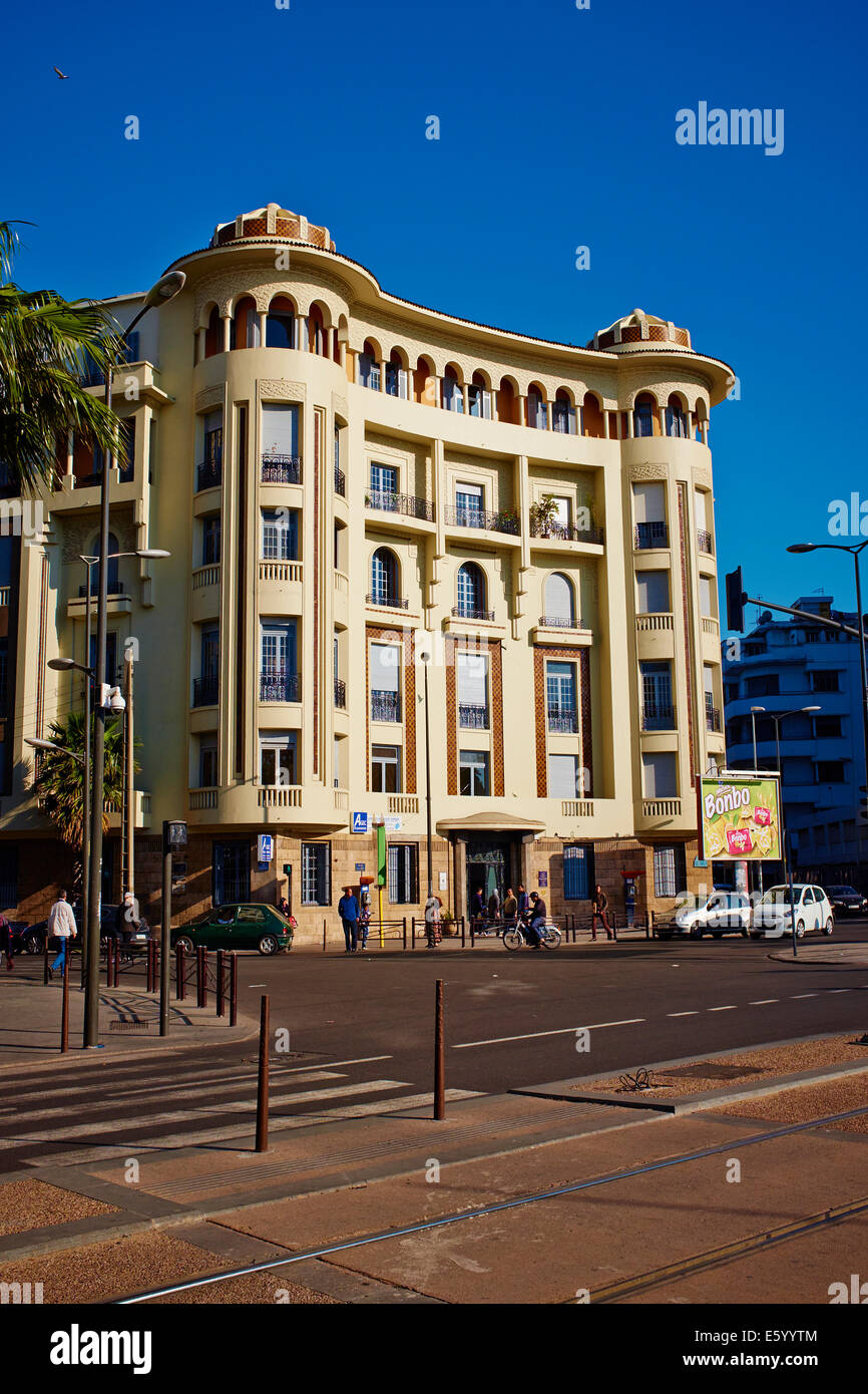 Morocco, Casablanca, Saint Exupery square, IMCAMA building, 1928 ...