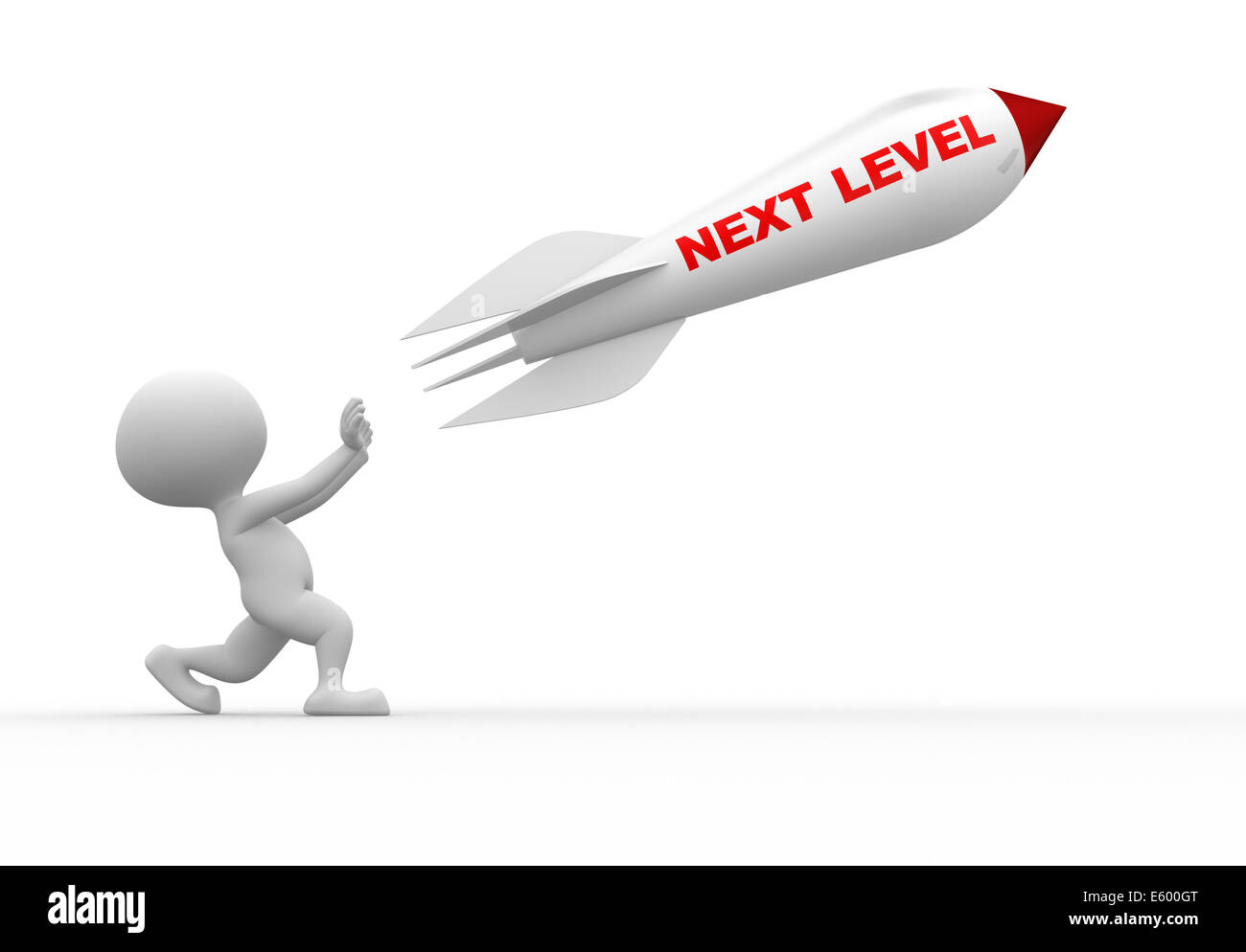 Motivation concept and person Cut Out Stock Images & Pictures - Alamy