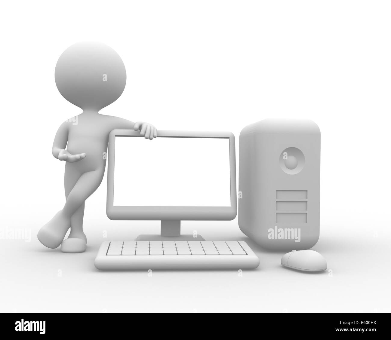 3d computer hi-res stock photography and images - Alamy