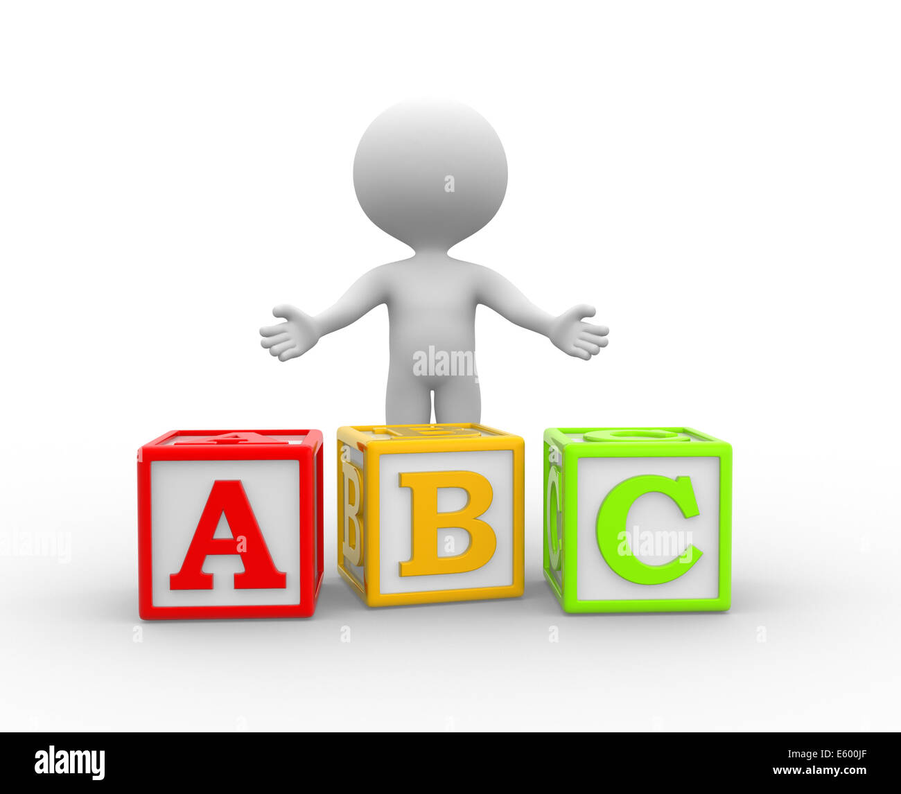Abc cubes icon hi-res stock photography and images - Alamy
