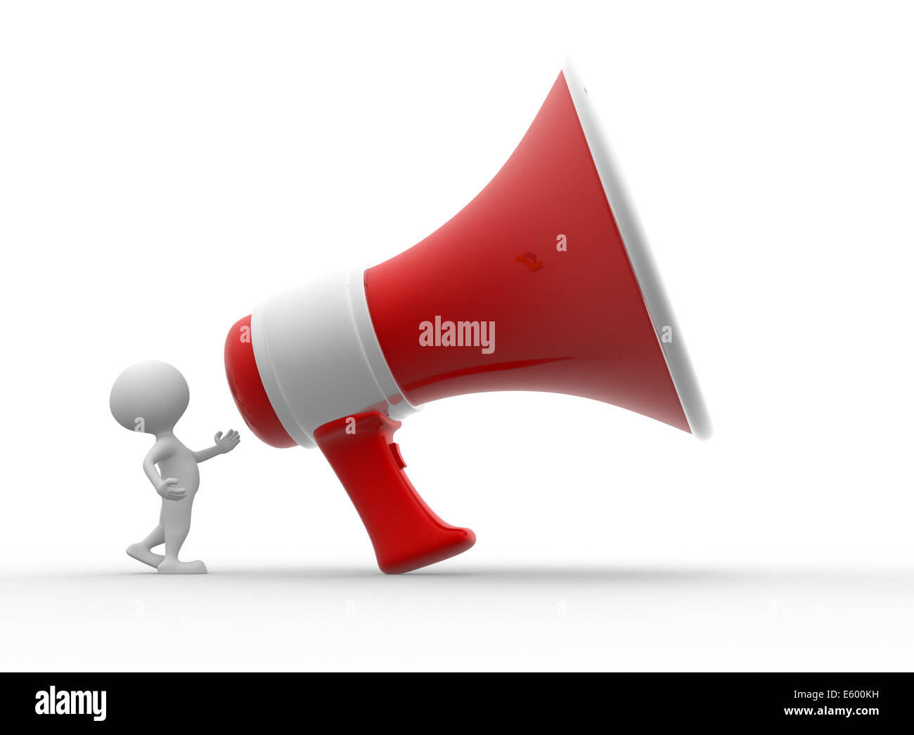 Guy megaphone hi-res stock photography and images - Alamy