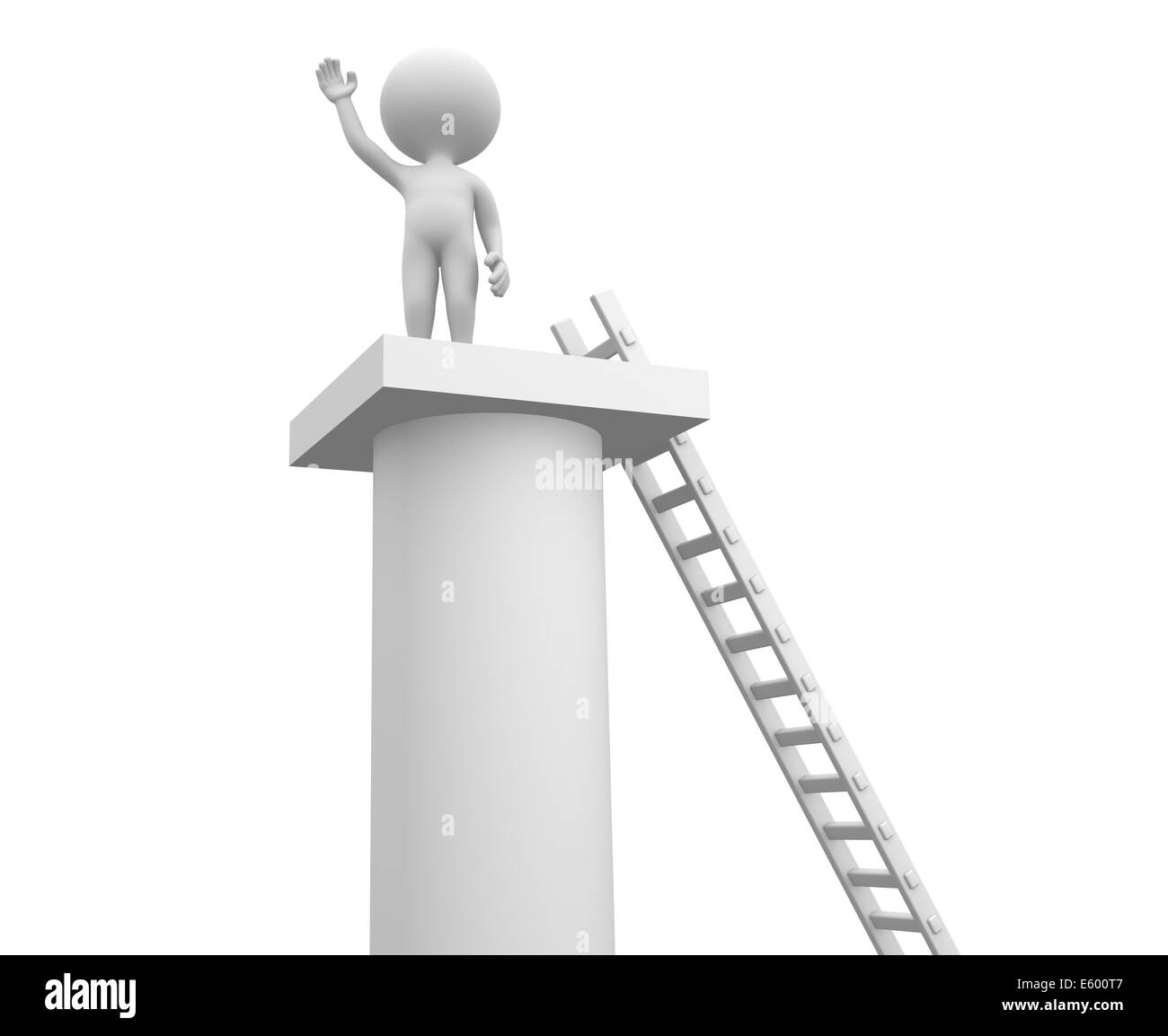 3d stone column Black and White Stock Photos & Images - Alamy