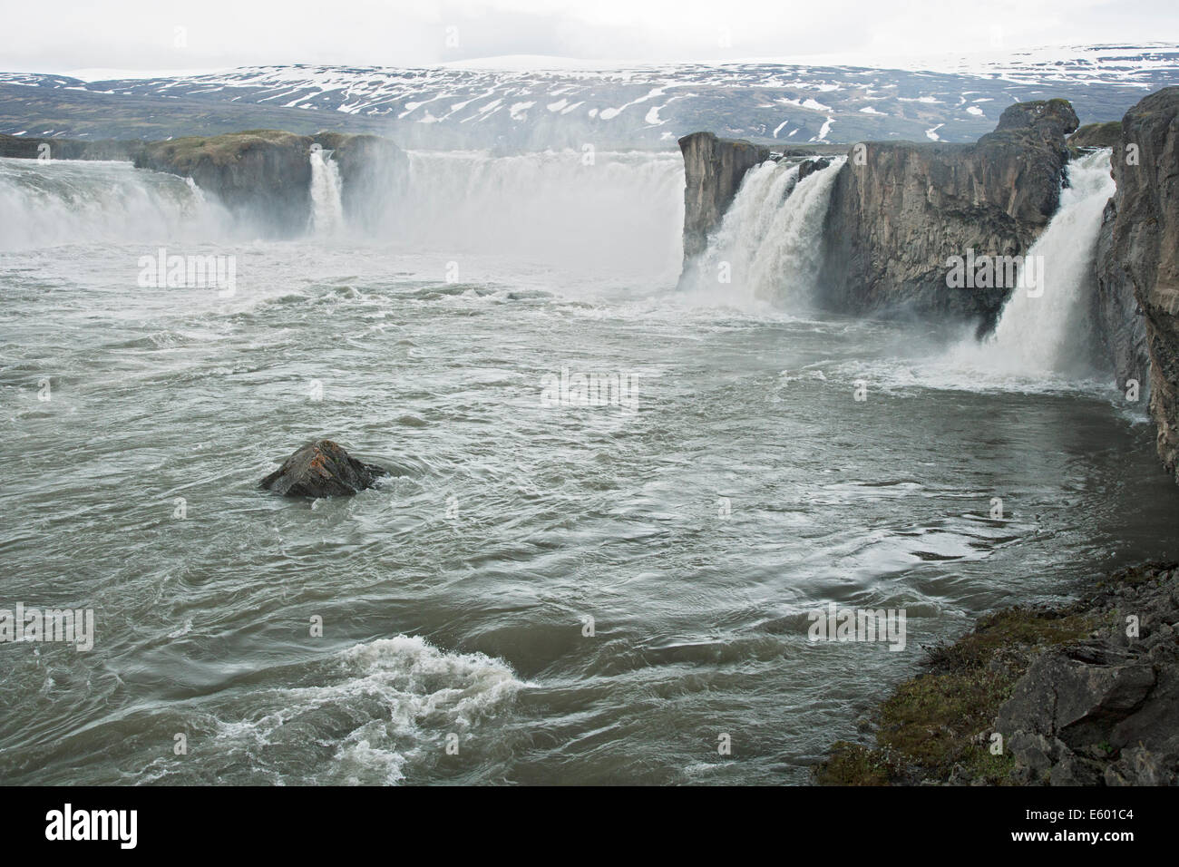 Godafoss Waterfall Iceland LA007171 Stock Photo - Alamy