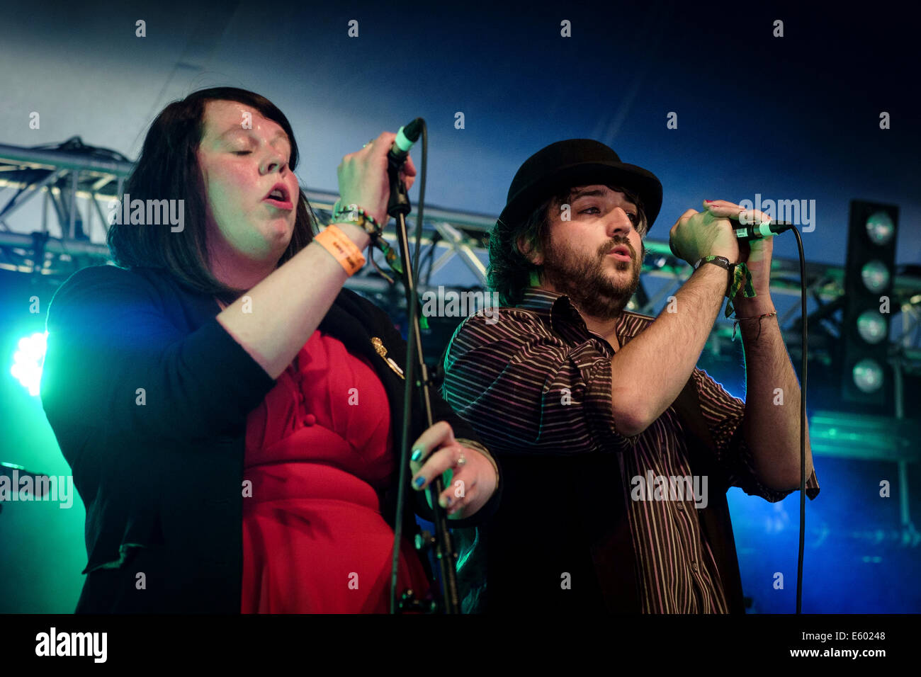 Beauly, Scotland, UK. 9th August, 2014. Trongate Rum Riots performs at ...