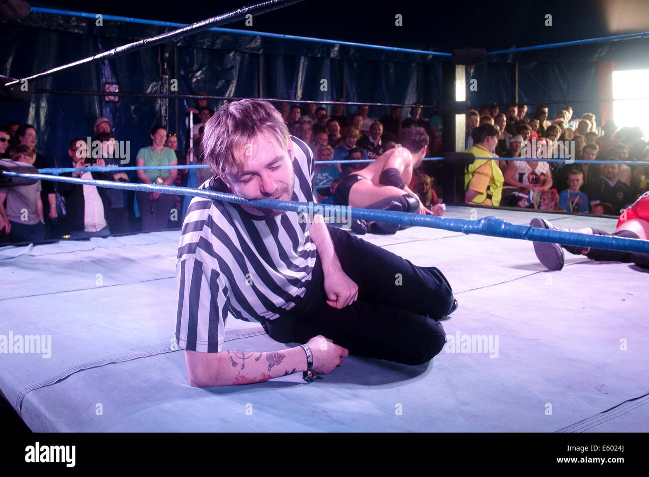 Beauly, Scotland, UK. 9th August, 2014. Professional British Wrestling ...