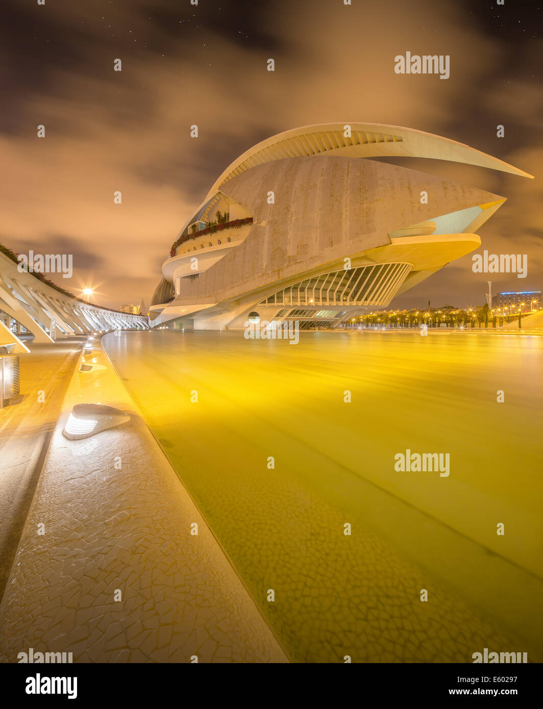 Modern european architecture and museum, Valencia Spain Stock Photo - Alamy