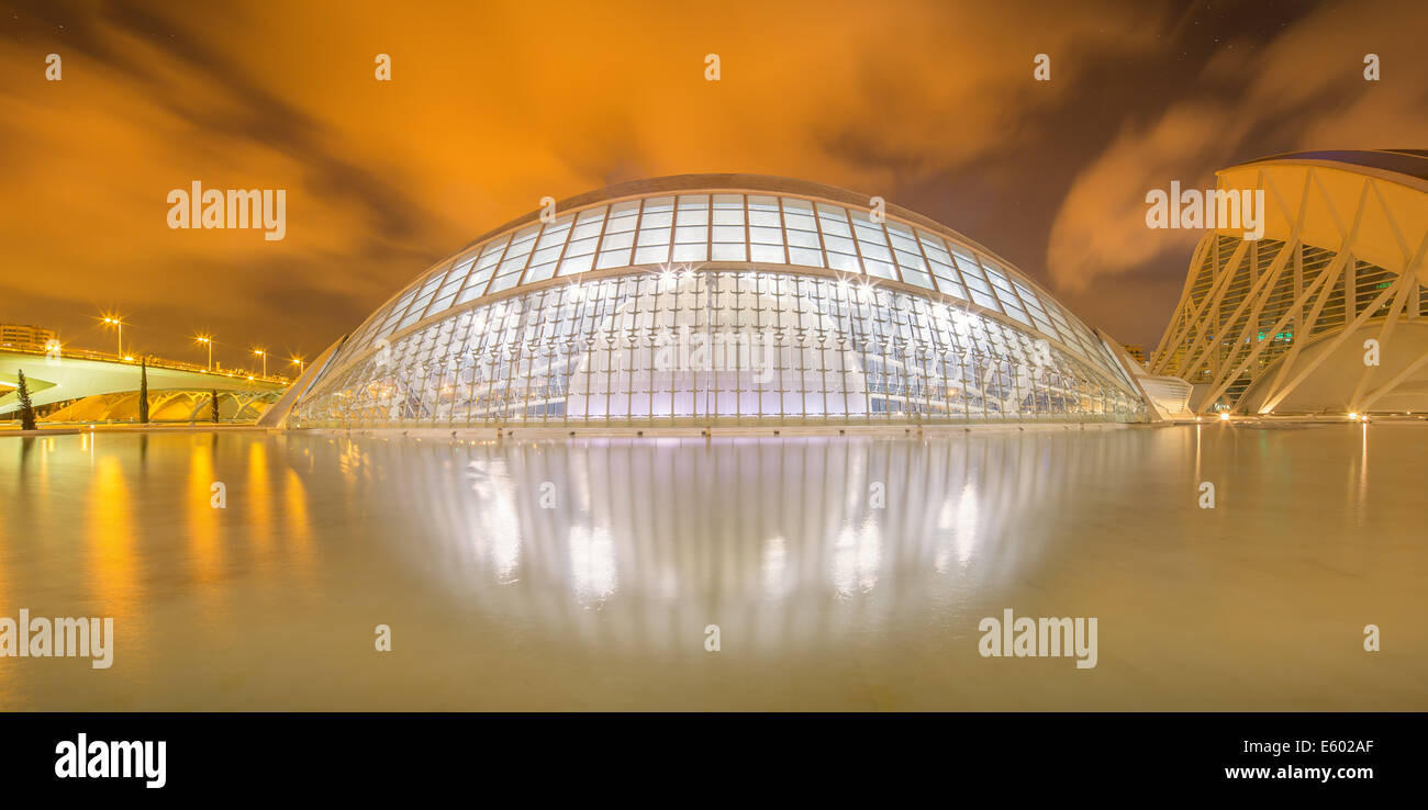 Modern european architecture and museum, Valencia Spain Stock Photo - Alamy