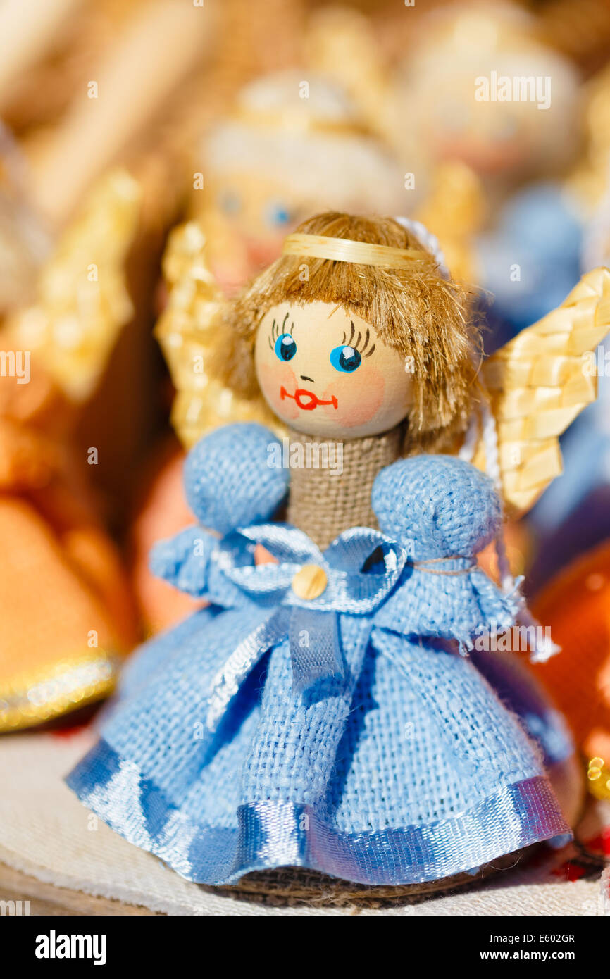 Colorful Belarusian Straw Dolls At The Market. Straw Dolls Are The Most ...
