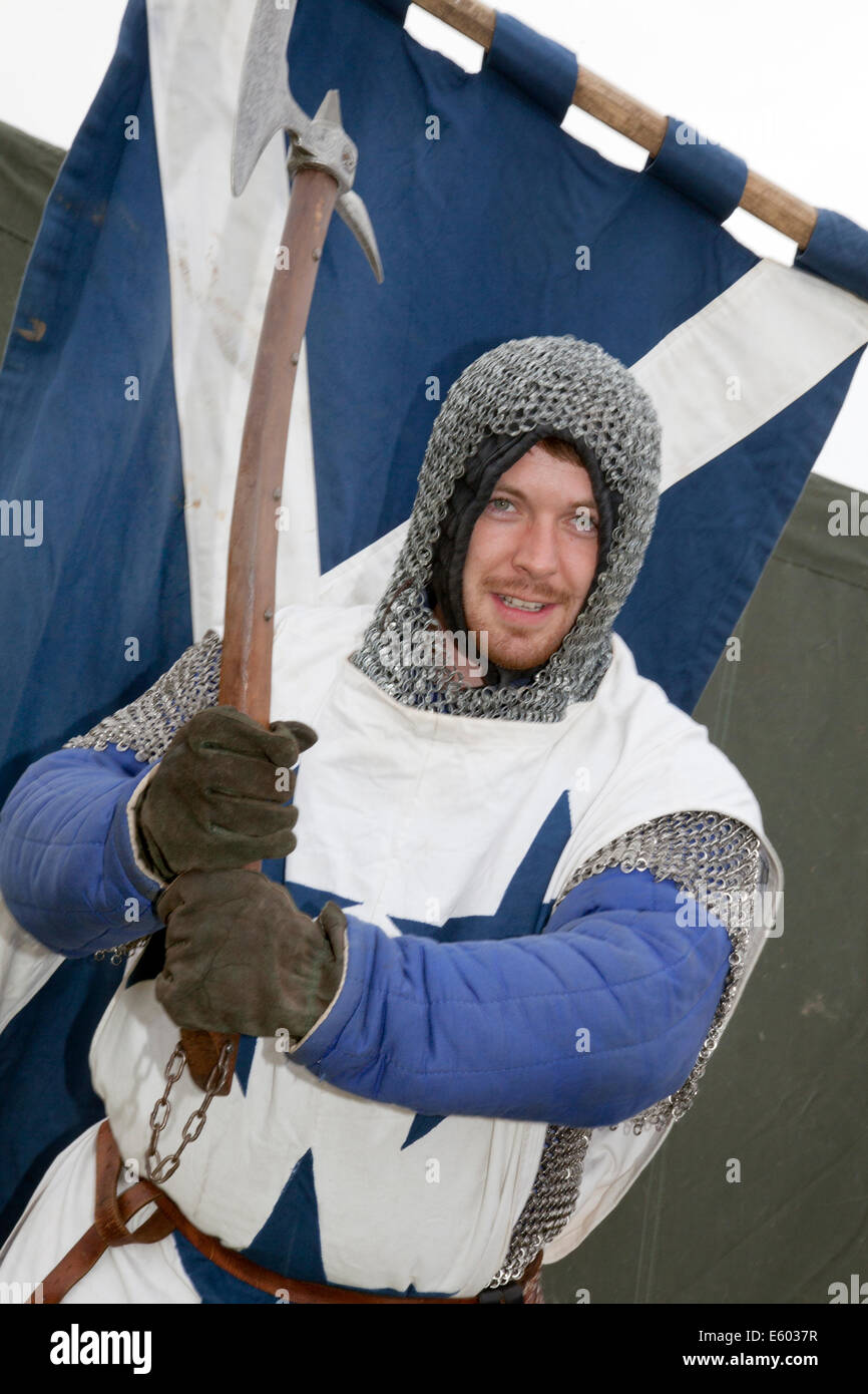 Scottish reenactor Fort George, Ardesier, Invernesshire, UK 9th Aug ...