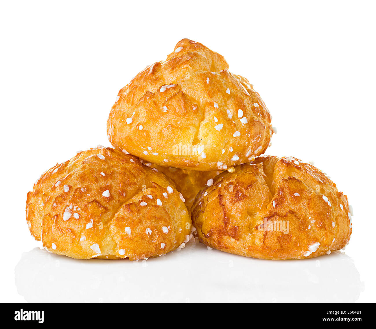 choux pastry, eclairs isolated on white background Stock Photo - Alamy