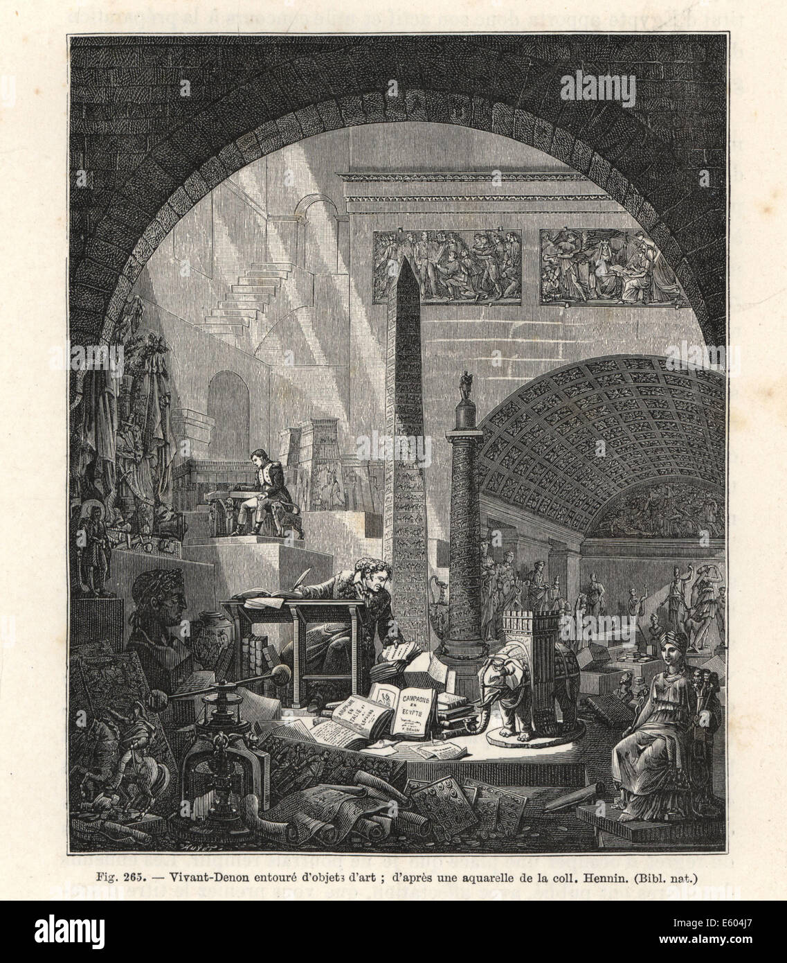 Dominique Vivant, Baron de Denon (1747–1825 Stock Photo - Alamy